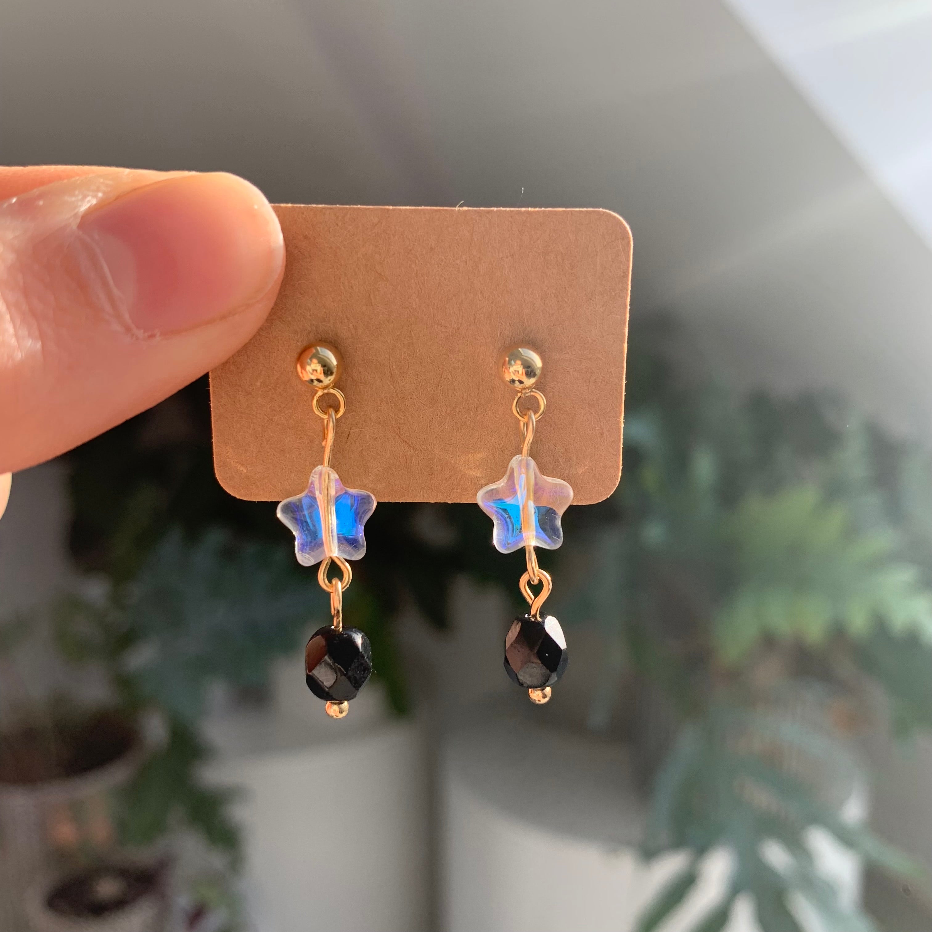 Black star dangles – spudstyle